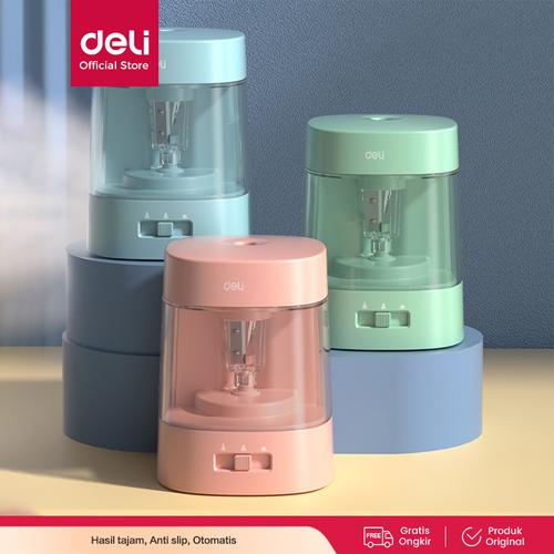 Jual Deli Rautan Pensil Elektrik Otomatis / Electrical Rotary Sharpener ...