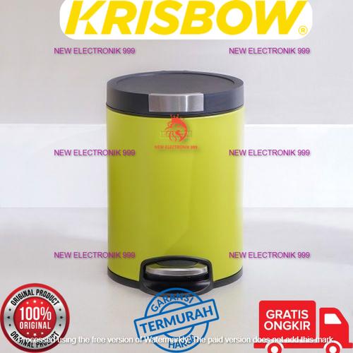 Jual Krisbow 5 Ltr Tempat Sampah Dengan Pedal Hijau - Jakarta Barat - New Electronik 999 | Tokopedia