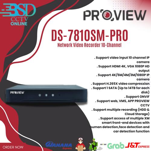 Jual NVR 10 CHANNEL PROVIEW DS-7810SM-PRO - Kota Tangerang Selatan - BSDcctvonline | Tokopedia