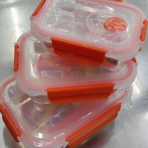 Jual glass food container KACA 370ml - 370ml - Kab. Bandung - CYLA ...