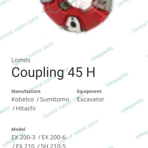 Jual COUPLING PUMP ASSY ZAXIS 200-5G YCC - Jakarta Pusat - Sentral ...