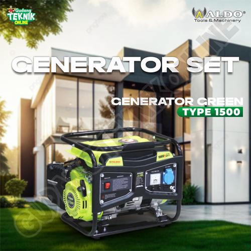 Jual Mesin Genset Bensin 1200W ALDO 1500 / Power Generator Green 1200 ...