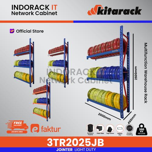 Promo KITARACK Tire Rack 3TR2025J Jointer Biru Series Rak Ban Motor ...