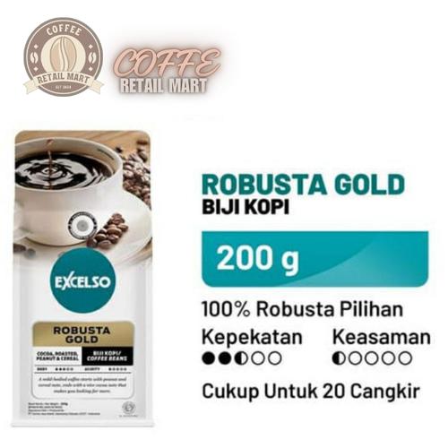 Jual Excelso Kopi Robusta Gold Biji 200G - Jakarta Selatan - Coffe ...