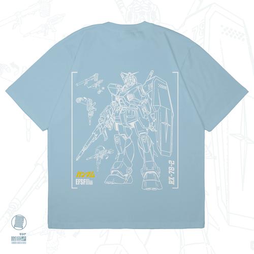 Promo T-Shirt Gundam RX 78-2 EFSF Anime Manga Wibu Jepang Kaos Cotton ...