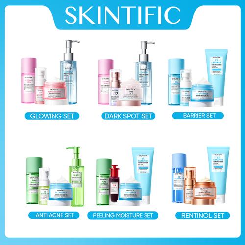Promo SKINTIFIC 4pcs Paket-Skincare Set | Serum Wajah Moisturizer Gel ...