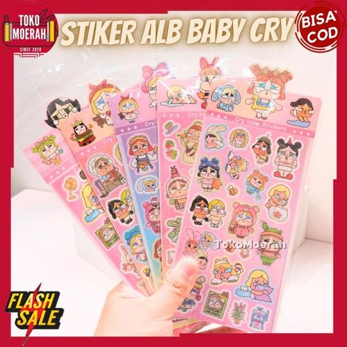 Jual STIKER BABY CRY ALB STICKER ALB 1 LEMBAR BABY CRY LUCU UNIK IMUT ...