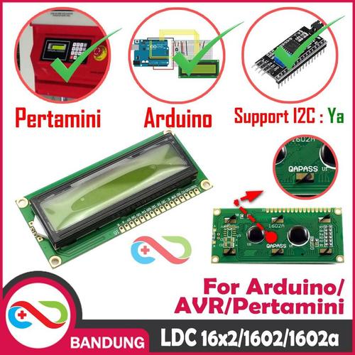 Jual LCD CHARACTER 16X2 1602 5V GREEN HIJAU BACKLIGHT MODULE - Kota ...