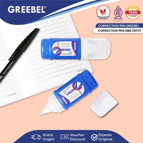 Promo GREEBEL CORRECTION PEN GBC 120717 (1 PCS)/Tipex Cair / Tip X ...