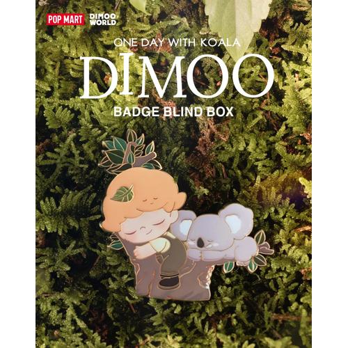 Jual POP MART DIMOO ONE DAY WITH KOALA Series Enamel Pin Badge Blind ...