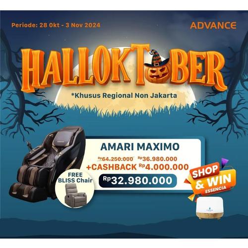 Promo Advance - Kursi Pijat Full Body Amari Maximo | Massage Chair Full Body | Kursi Pijat ...
