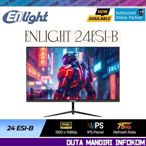 Promo Enlight 24ESI-B 24' Inch - FHD IPS 75Hz 5ms Frameless HDMI D-Sub ...