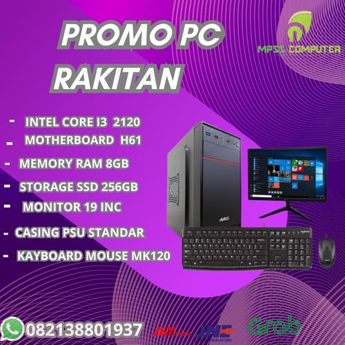 Jual PAKET PC RAKITAN CORE I3 2120 8GB 256GB CASING STANDAR LED ACER 19 ...