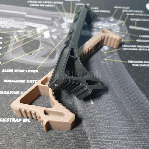 Jual new !!! Handstop Mlok WGB-Grip Link Curved Angle Fore-Rail ...