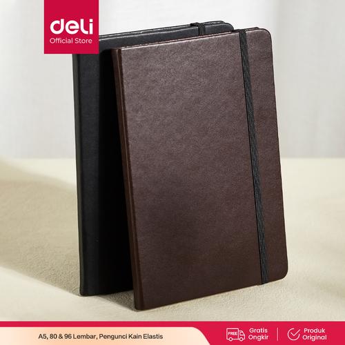 Jual Deli Leather Notebook Buku Catatan Agenda Sampul Kulit A5 EN1XXL ...