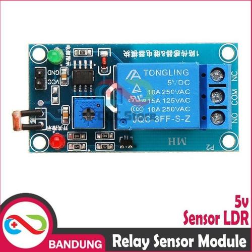 Jual RELAY 5V LDR LAMPU OTOMATIS MODULE PHOTOSENSITIVE RESISTANCE LIGHT ...