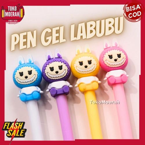 Jual PULPEN LABUBU PEN GEL LABUBU LUCU UNIK PEN GEL HIASAN LABU LABU ...