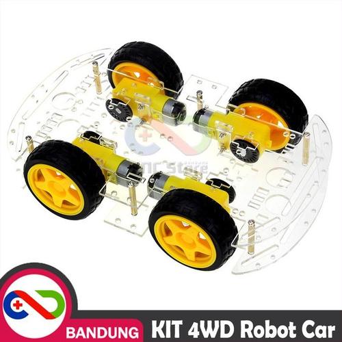 Jual KIT SMART CHASSIS CHASIS 4WD ROBOT CAR FRAME MOBIL ARDUINO ...