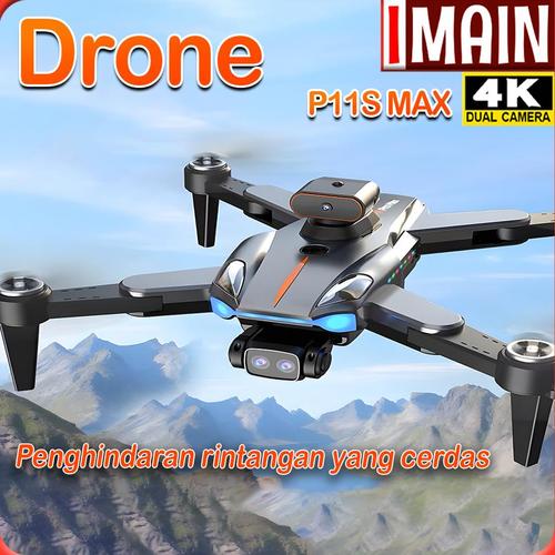 Jual 𝒊𝑴𝒂𝒊𝒏 Drone P11S MAX Dual HD Camera Shoot Original Indoor Outdoor ...