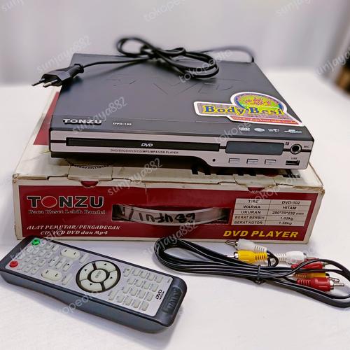Jual DVD PLAYER BODY BESI/ALAT PEMUTAR KASET/DVD,VCD,CD,MP3,MP4,USB,KARAOKE - TONZU kecil ...