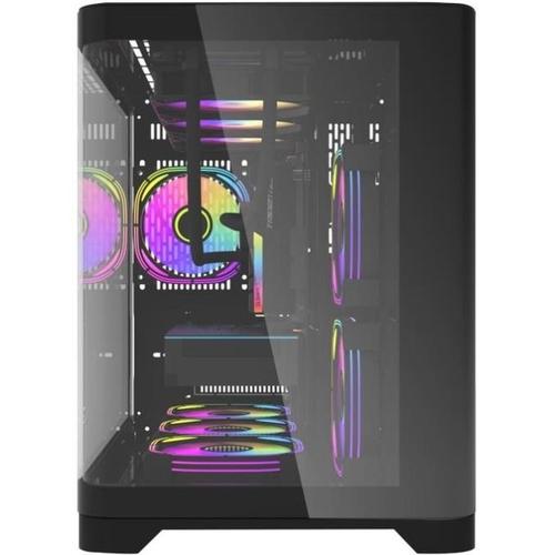 Jual ready !!! Darkflash Aigo ARC1 Aquarium Fish Tank Black & White ...