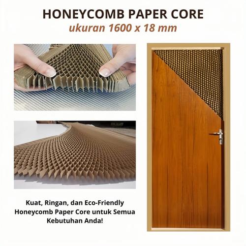 Jual HONEYCOMB PAPER CORE UKURAN 1600 X 18 MM / 20 METER UNTUK PINTU ...