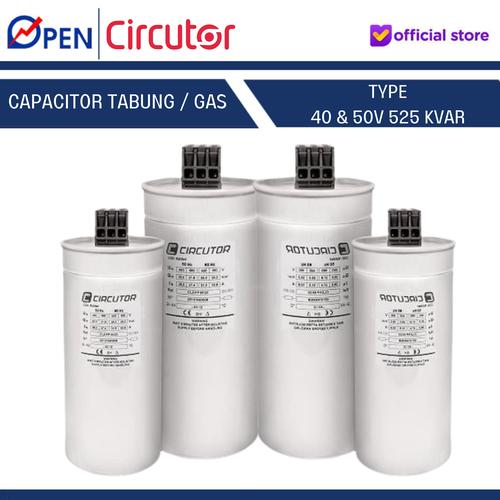 Jual CAPACITOR TABUNG / GAS TYPE 525V 40KVAR, 50KVAR CIRCUTOR - 525V ...