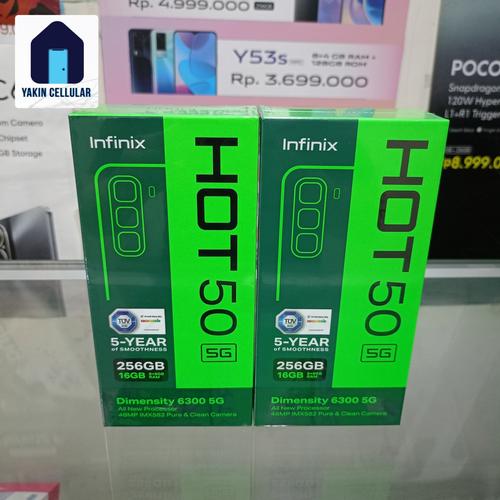 Promo Infinix Hot 50 5G 8/256 GB || Dimensity 6300 5G || Camera 48 MP IMX582 || Garansi Resmi ...