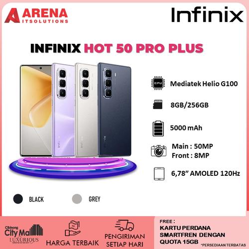 Jual INFINIX HOT 50 PRO PLUS 8GB 256GB GREY / BLACK - GREY - Kab. Bogor - ARENA IT SOLUTION ...