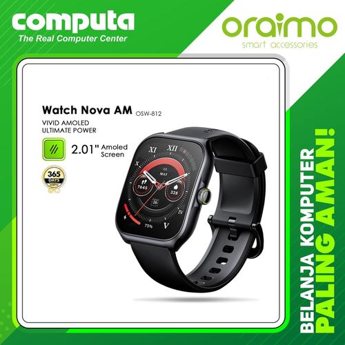 Jual Oraimo Watch Nova AM OSW-812 Smartwatch AMOLED Screen IP68 ...
