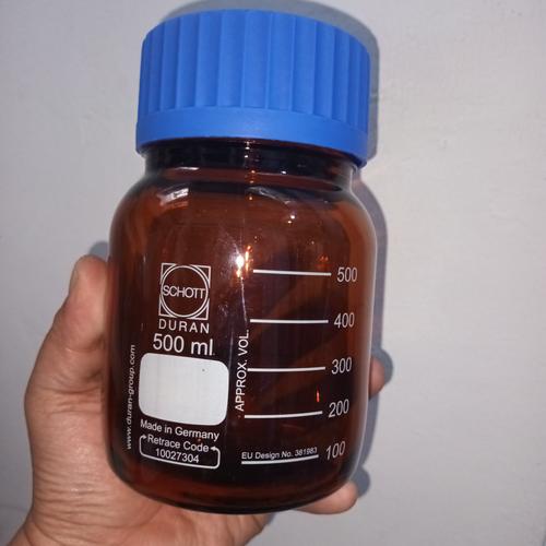 Jual Duran wide mouth amber laboratory bottle 500mL | botol Duran ...