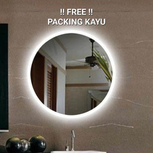 Jual CERMIN AESTHETIC LED DIAMETER 50 CM / CERMIN LAMPU / MIRROR LAMP ...