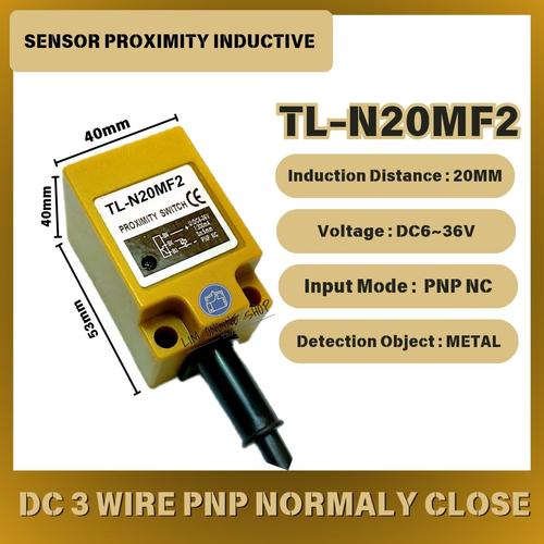 Jual SENSOR INDUCTIVE PROXIMITY TL-N20MF2 PNP NC NORMALY CLOSE 3 WIRE 6 ...