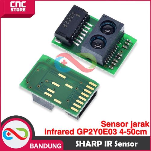 Jual SHA IR SENSOR JARAK INFRARED GP2Y0E03 4-50CM ANALOG OUTPUT + CABLE ...