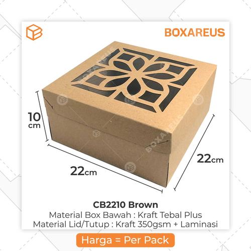 Jual Kotak Box Kue Cake Box Packaging Dus Jendela | CB2210 - Kota ...