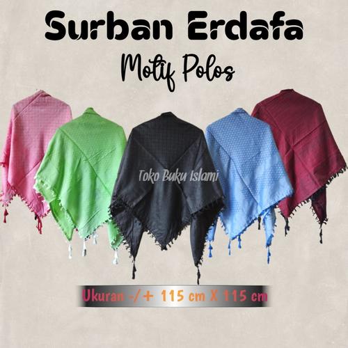 Jual Surban ERDAFA POLOS Surban Murah Surban Putih Kain Halus dan Adem ...