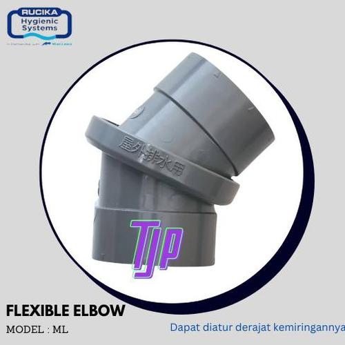 Jual FLEXIBLE ELBOW PVC (ML) 2 / 3 /4 INCH RUCIKA SPECIAL FITTING ...
