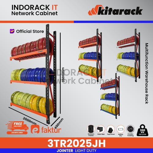 Promo KITARACK Tire Rack 3TR2025J Jointer Hitam Series Rak Ban Motor ...