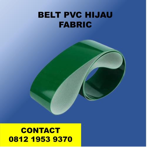 Jual Conveyor Belt PVC Warna Hijau Fabric Ukuran 3 mm (Endless Hot ...