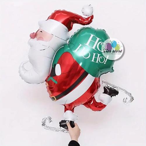 Jual Balon Foil Santa Claus / Balon Natal / Balon Xmas Santa HoHoHo ...