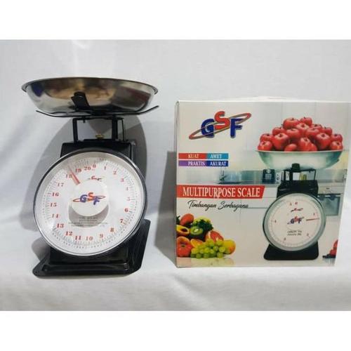 Jual timbangan besi 20 kg 15 kg timbangan laundry gsf 20kg timbangan ...