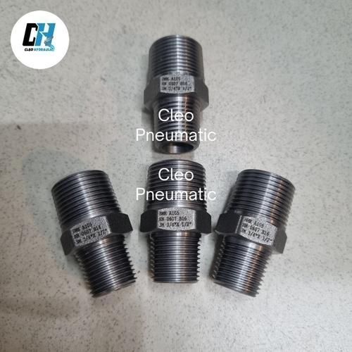 Jual Double Nepel Reducer Besi A105 1-1/4" x 3/4" Class 3000 Drat NPT ...