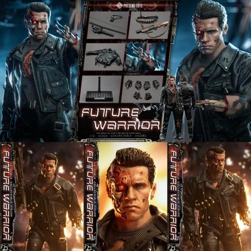 Jual Present Toys Terminator T800 Battle Damage (Deluxe Vesrsion ...
