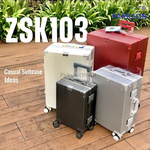 Promo Koper PARKSON ZSK103 size 20-24-28 koper jumbo size cabin TSA ...