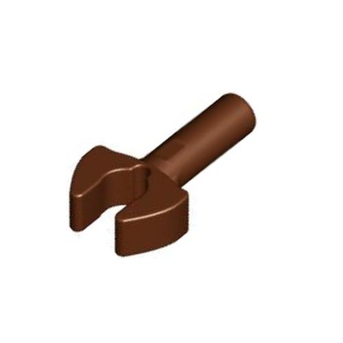 Jual Lego Reddish Brown Part 48729b Bar 1L with Clip Mechanical Claw ...