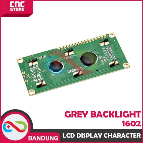 Jual LCD CHARACTER 16X2 1602 5V GREY BACKLIGHT MODULE - Kota Bandung ...