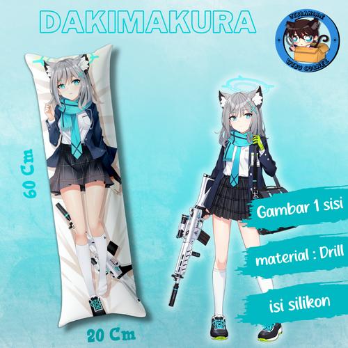 Jual Dakimakura guling anime blue archive shiroko 60cm x20cm - Kota ...
