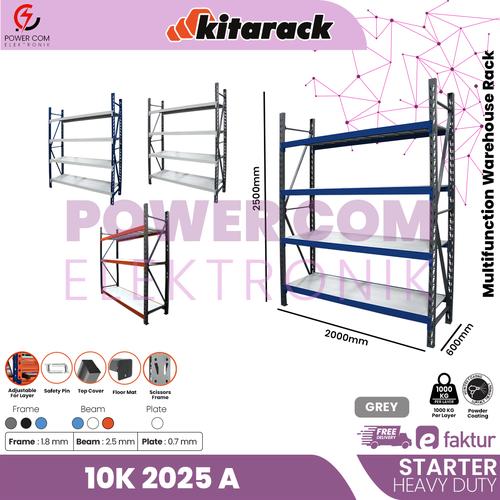 Jual RACK GUDANG BESI 1 TON 2 METER T 2,5 METER RACK GUDANG BESI ...