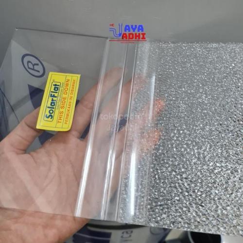 Jual Solartuff 3mm Solar Flat Atap Bening Transparan Impralon - Kaca Es ...