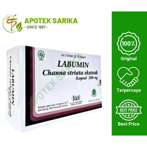 Jual Labumin Strip isi 10 Kapsul - Suplemen Ekstrak Ikan Gabus Untuk ...